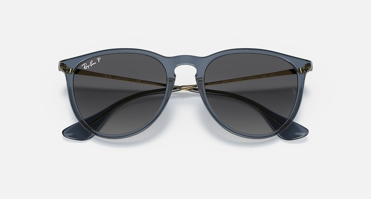 RAY-BAN ERIKA CLASSIC Polished Transparent Blue/Gray – framesvision